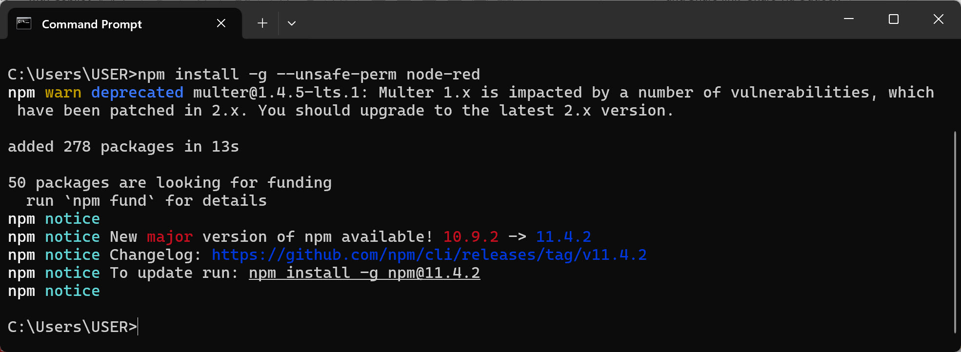 การติดตั้ง Node-RED บน Windows 11 เพื่อเริ่มต้นพัฒนา IoT และระบบอัตโนมัติ – SYSADMIN KNOWLEDGE