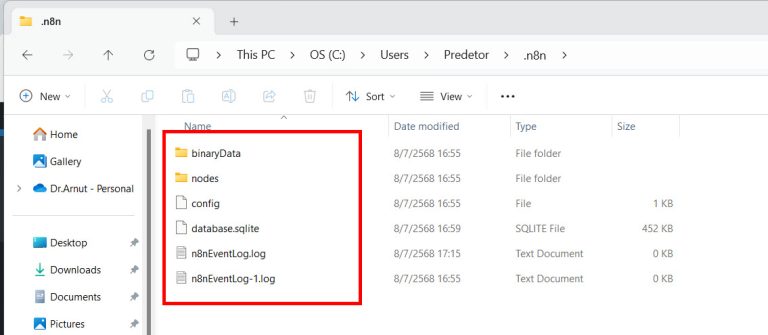 การติดตั้ง n8n บน Windows 11 สำหรับการสร้างระบบอัตโนมัติ – SYSADMIN KNOWLEDGE