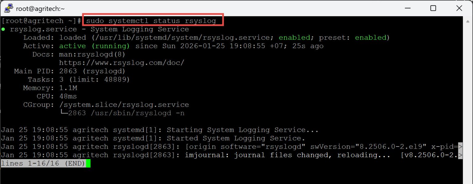 การติดตั้ง Logs Server บน Rocky Linux 9 (ตอนที่ 1) – SYSADMIN KNOWLEDGE